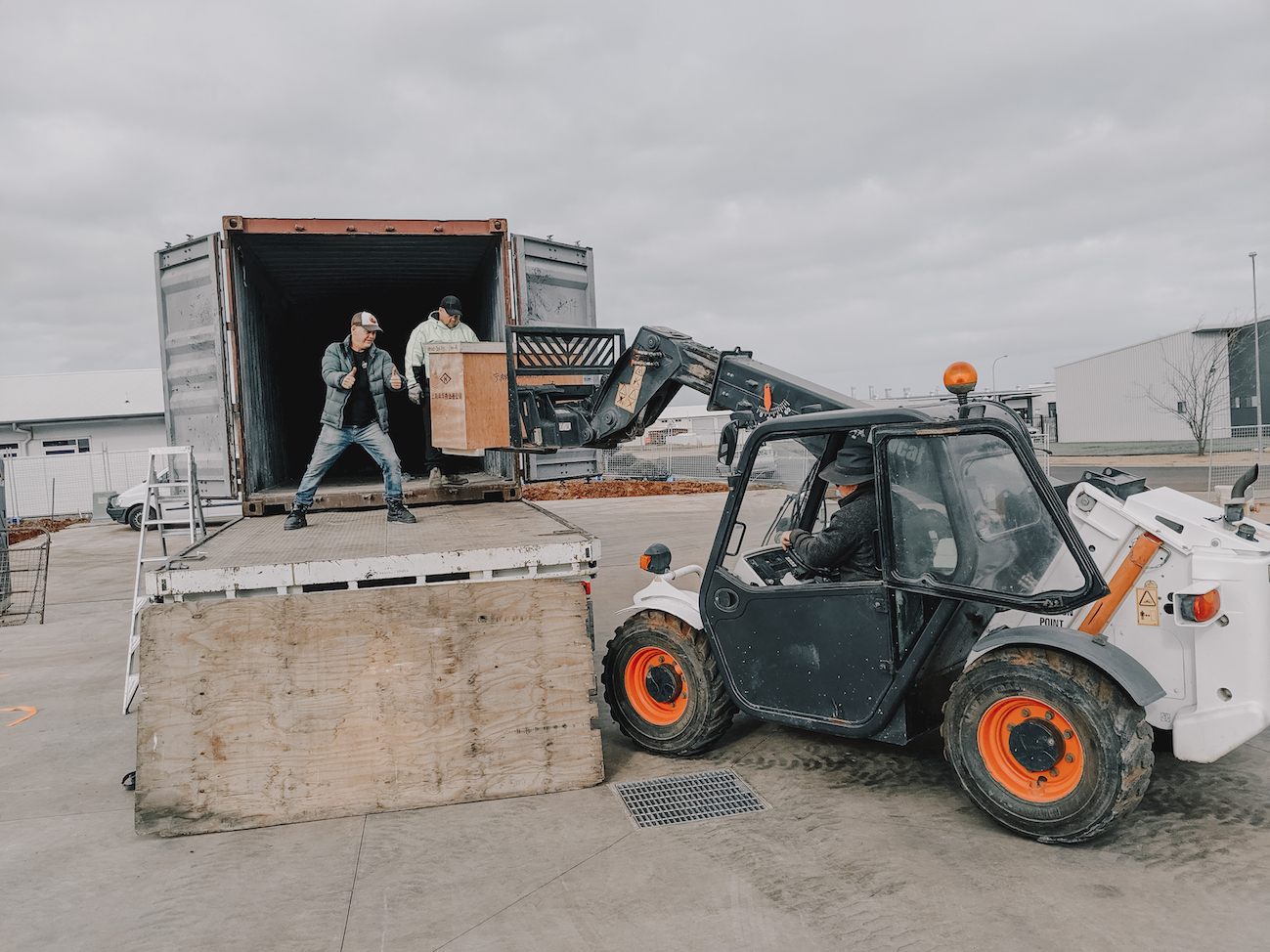 Brewery Equipment: Unloading and Installation | Bespoke Brewing Solutions